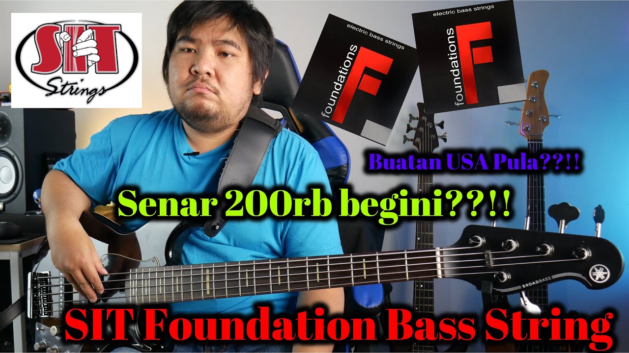 REVIEW SENAR BASS - SIT FOUNDATION STRINGS!! - YouTube