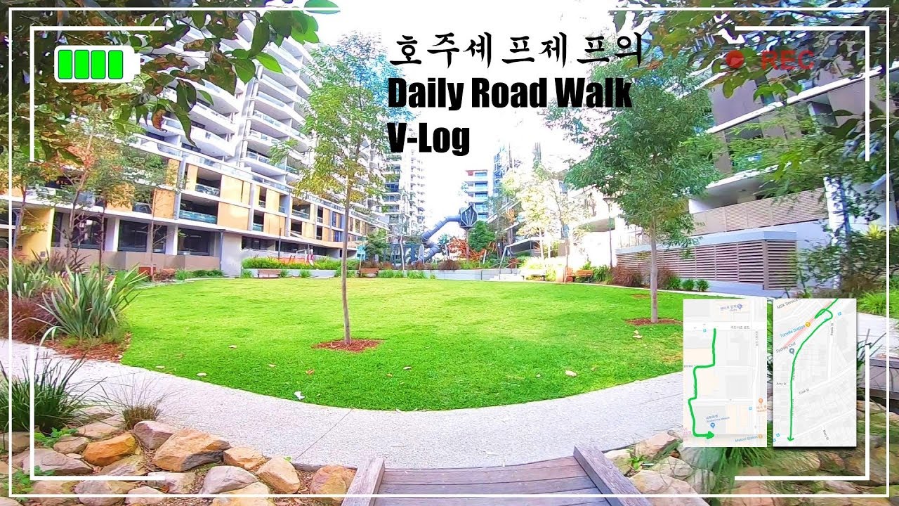 호주의 신도시, Mascot Station 부터 조용한 Turrella Station 까지 - YouTube