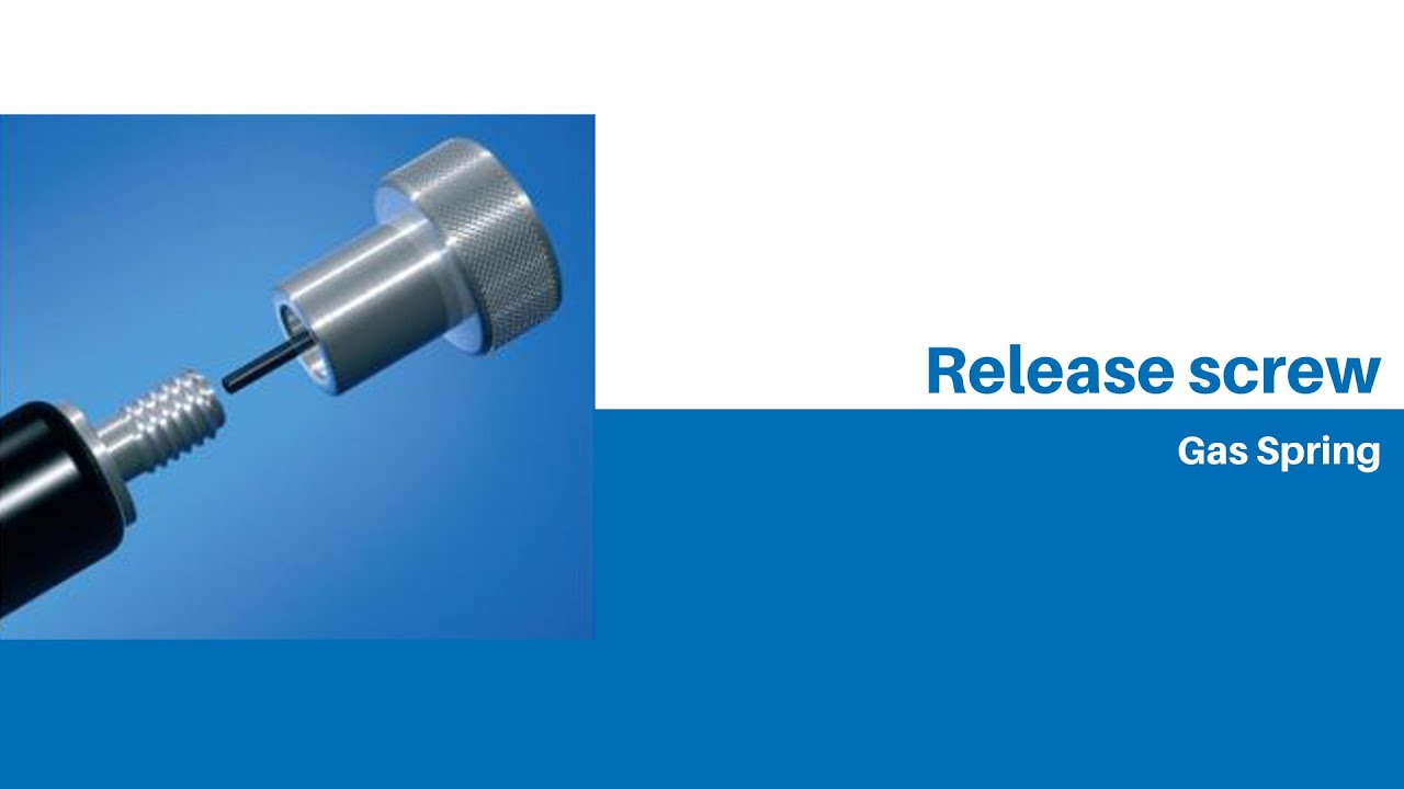 Gas springs release screw - YouTube