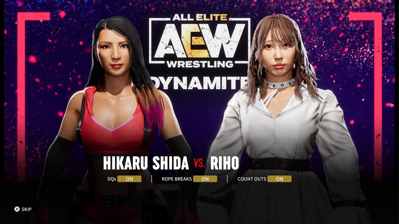 Hikaru Shida Vs Riho - AEW Fight Forever - YouTube