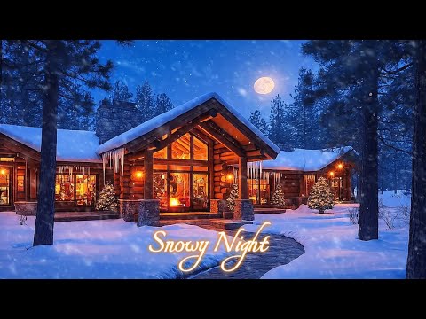 Snowy Night ️ | A Melancholic Winter Melody | Midnight Melodies - YouTube