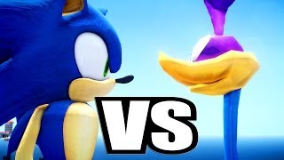 SONIC THE HEDGEHOG VS ROAD RUNNER The Fastest Blue EPIC BATTLE SONIC ...