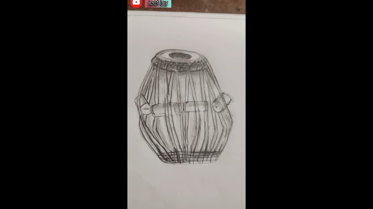 tabla drawing #art - YouTube