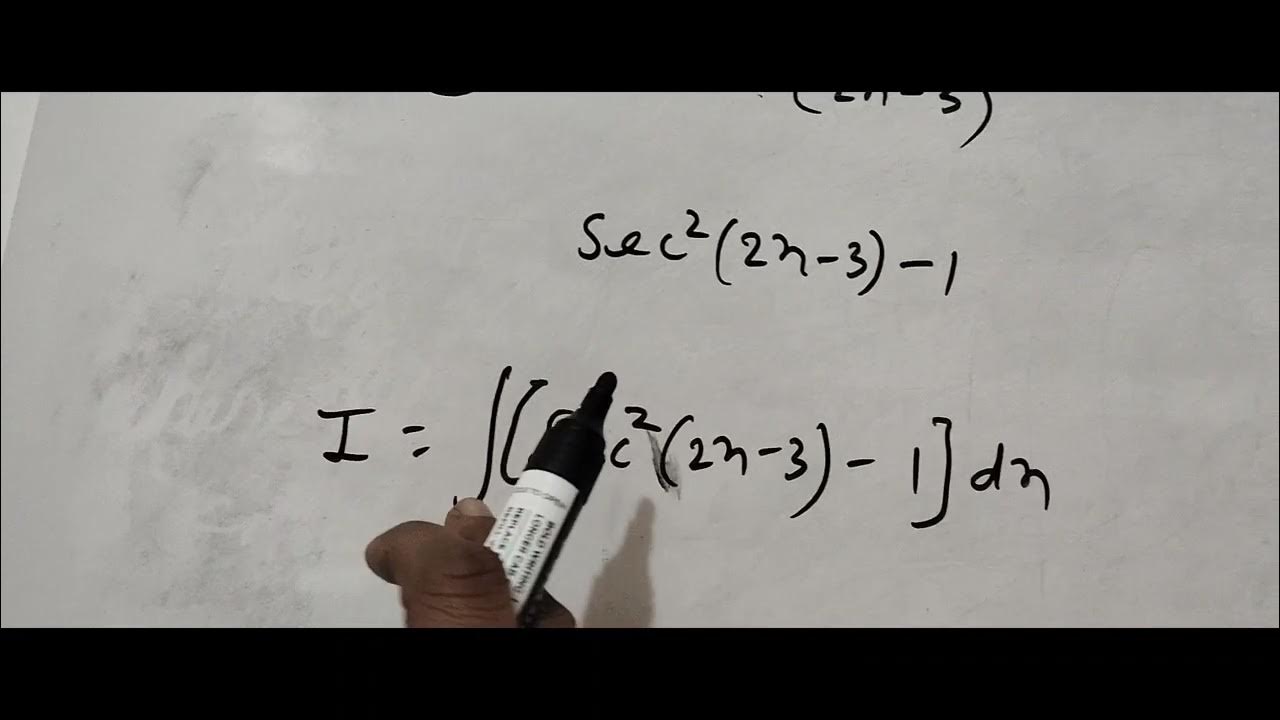 Class-12 ki Mathe ka topic Integration by substitution method - YouTube