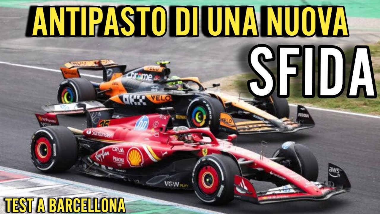 #F1 TEST A BARCELLONA... ANTIPASTO DI UNA NUOVA SFIDA #FERRARI #MCLAREN ...