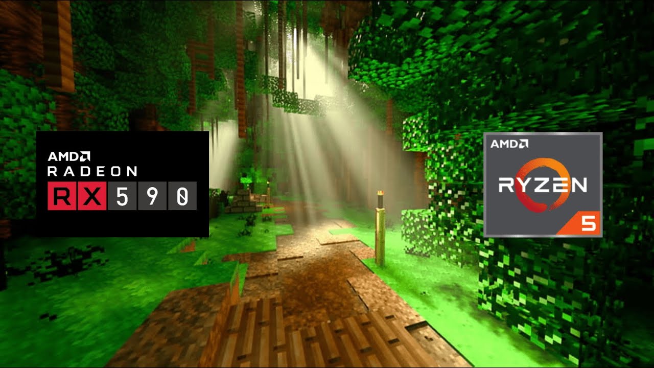 Minecraft | Rx 590 8 GB + Ryzen 5 2600 | Shaders - YouTube