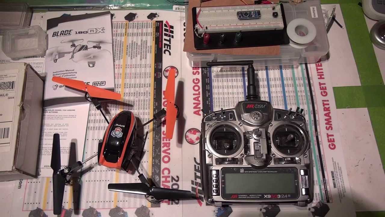 Radio Setup for Blade 350 QX and Blade 180 QX - YouTube