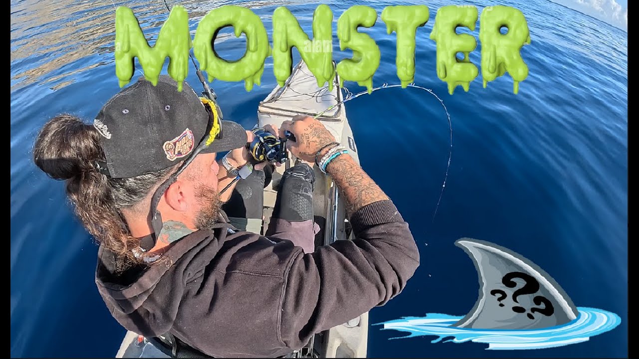 ΤΕΡΑΣ ΕΦΑΓΕ ΤΟ ΨΑΡΙ ΜΟΥ 😱 MONSTER FISH TOOK MY FISH BY KAYAK😱 DEEPLINER ...