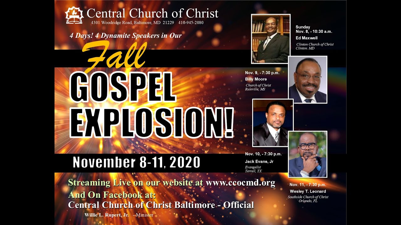 Central Fall Gospel Explosion Promo - YouTube