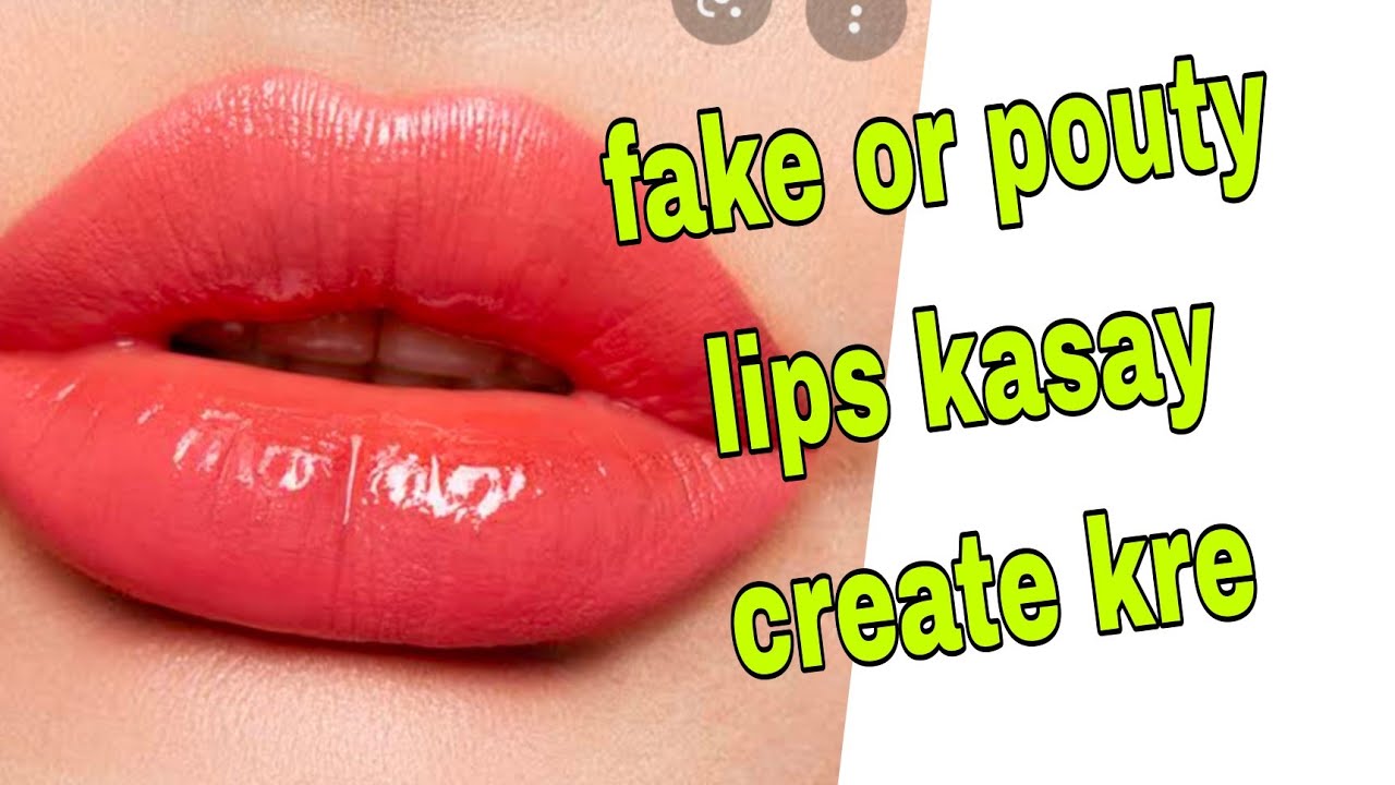 makeup hacks/how to create pouty lips/pouty lips tutorial lips shiny ...