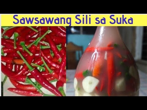 Paggawa ng Sawsawang Sili sa Sukang Tuba, Chilli Coconut Vinegar Sauce ...