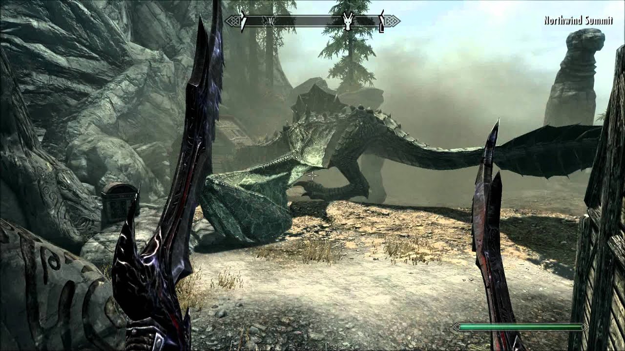 Skyrim Blood Dragon One Shot - YouTube