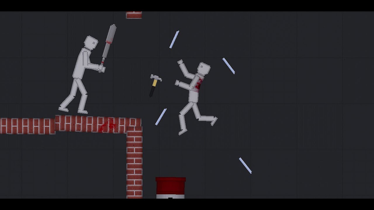 People Fighting With Melee And Guns In People Playground - YouTube