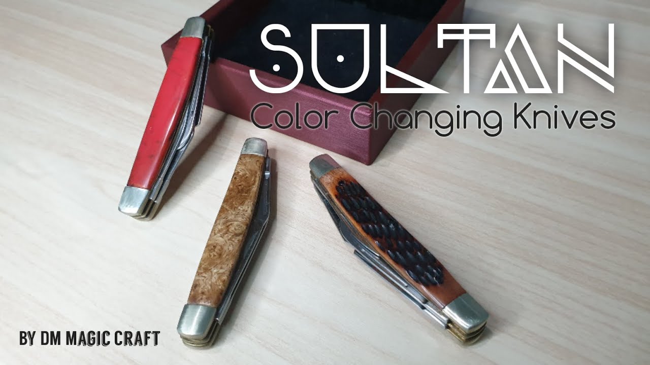 SULTAN Color Changing Knives | By DM Magic Craft - YouTube