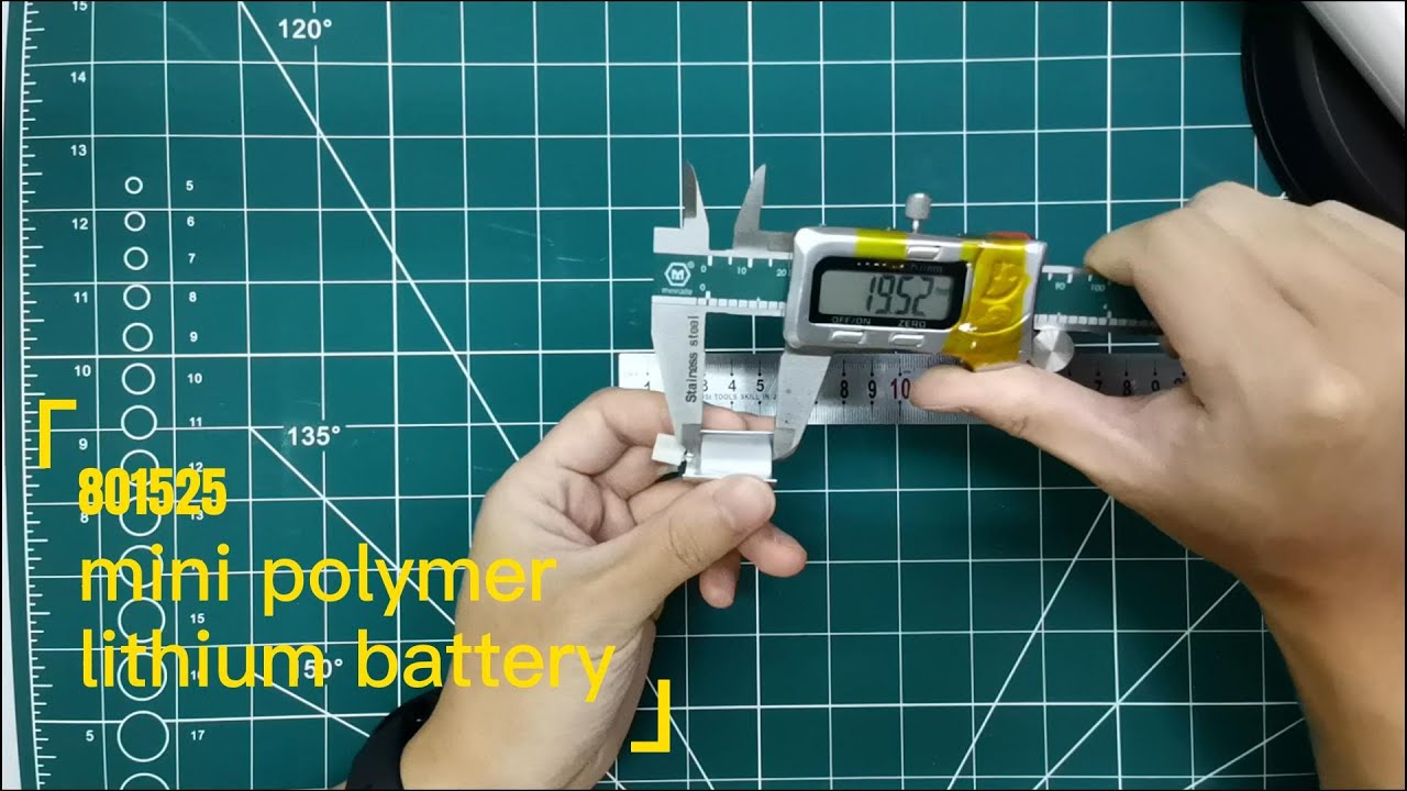 801525 mini Lithium battery--mini portable Medical Device Batteries 3 ...
