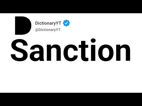 Sanction Synonyms | Thesaurus | Similar Words - YouTube