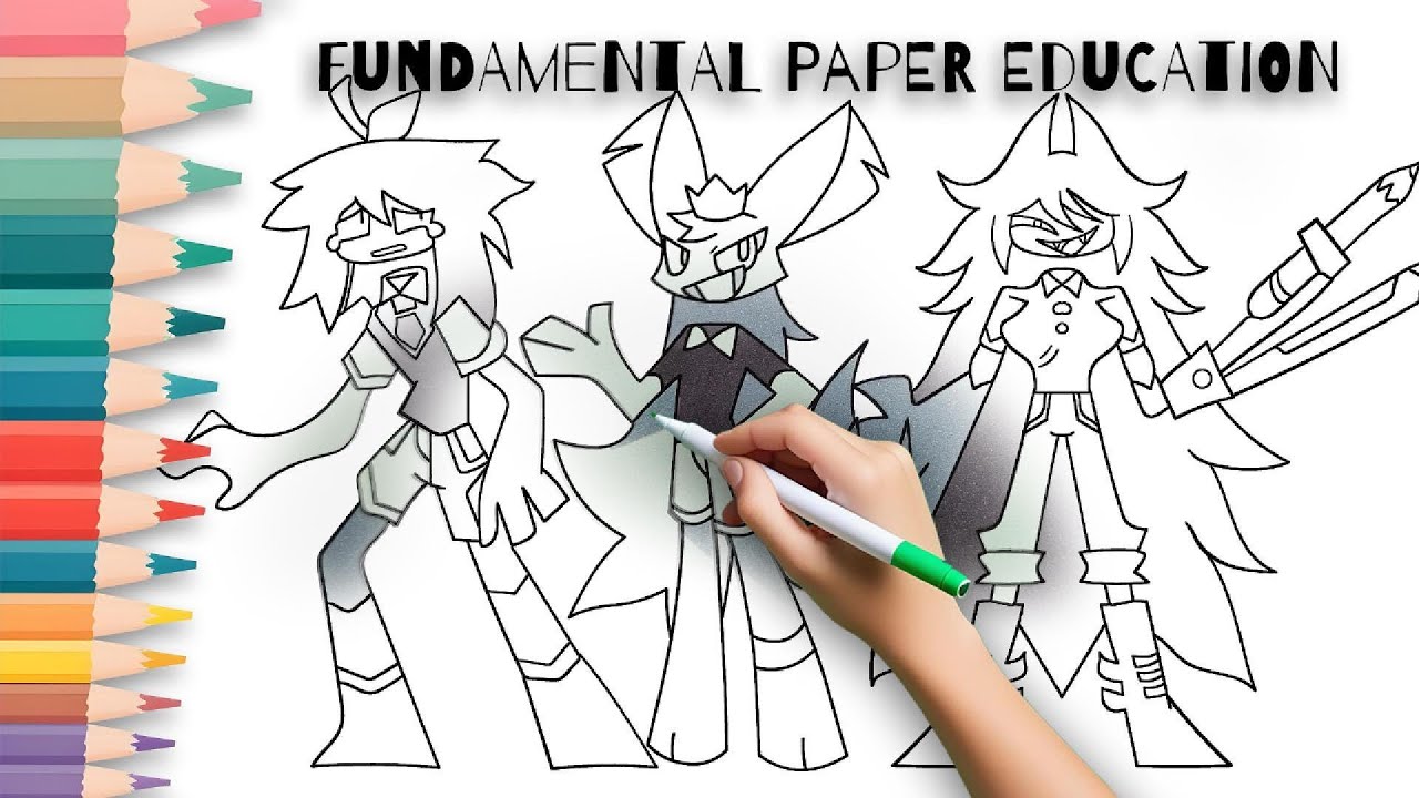 🎨 Fundamental Paper Education Coloring Page 🖌️ Coloring Abbie Easy ...