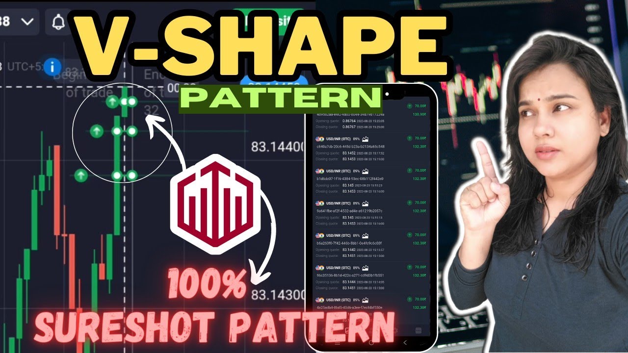 V-Shape Pattern 👀 100% Sureshot Strategy 🔥 Kamao Jitna Kama Sako 🤑 ...