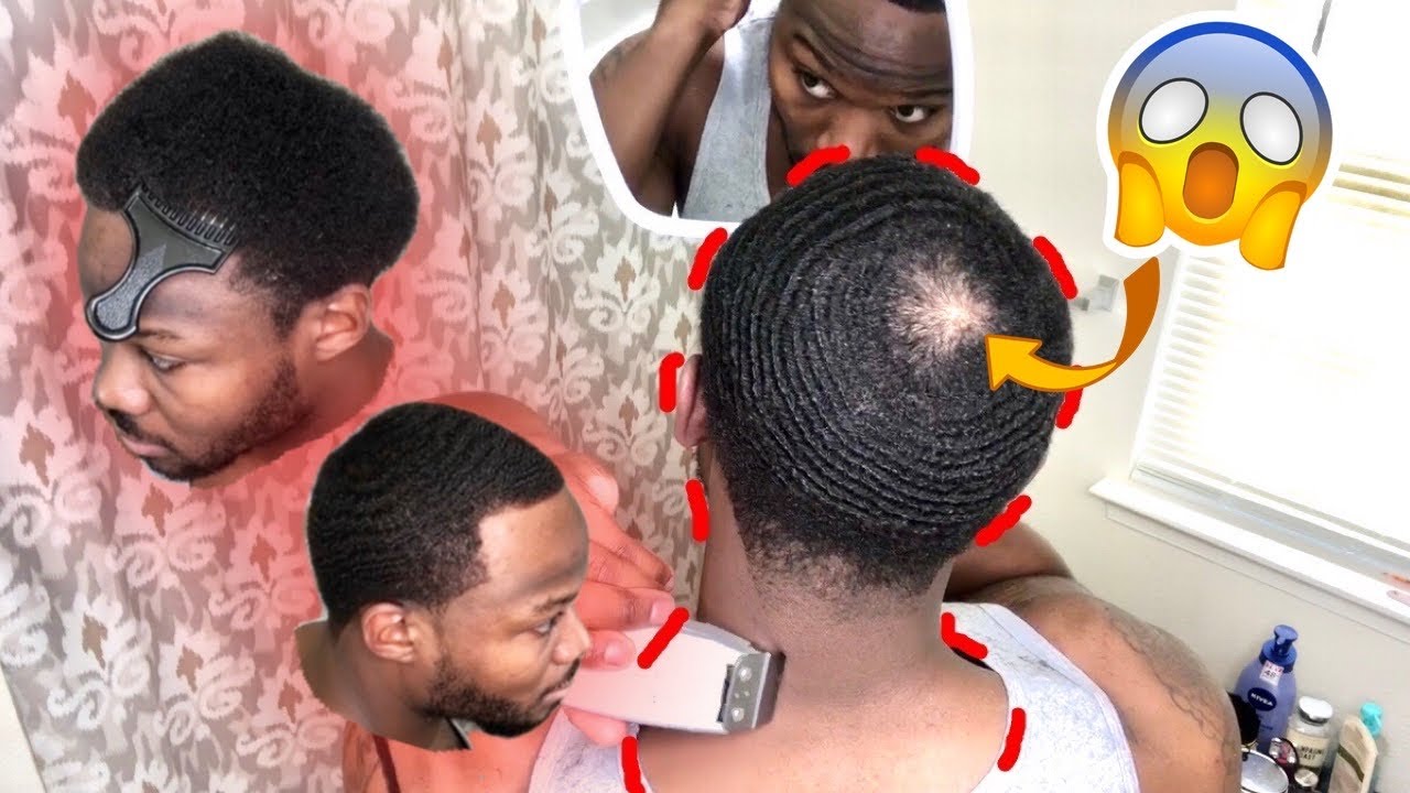 FAIL! 😱 | CUTTING OFF MY 20+ WEEK WOLF! (360 Wave Self Cut & Mustache ...