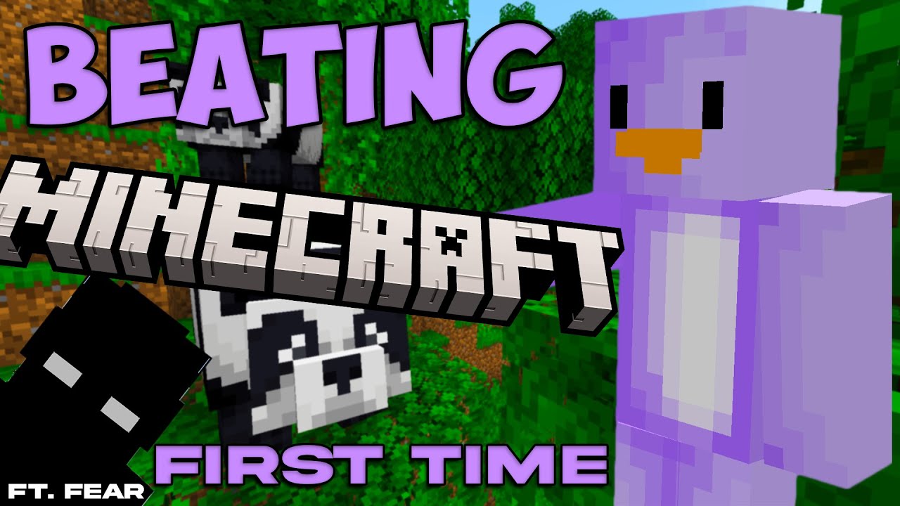 Beating Minecraft For The First Time In My Life - YouTube