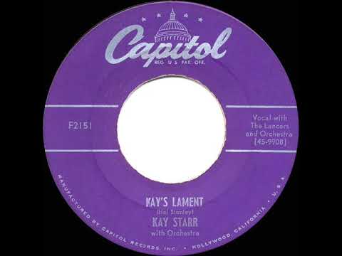 1952 Kay Starr - Kay’s Lament (with The Lancers) - YouTube