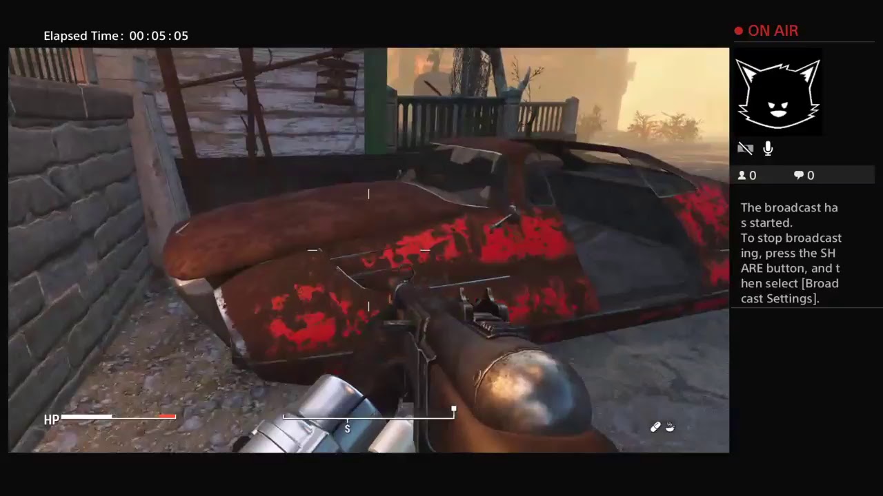 Playing fallout 4:race track exsplosion - YouTube