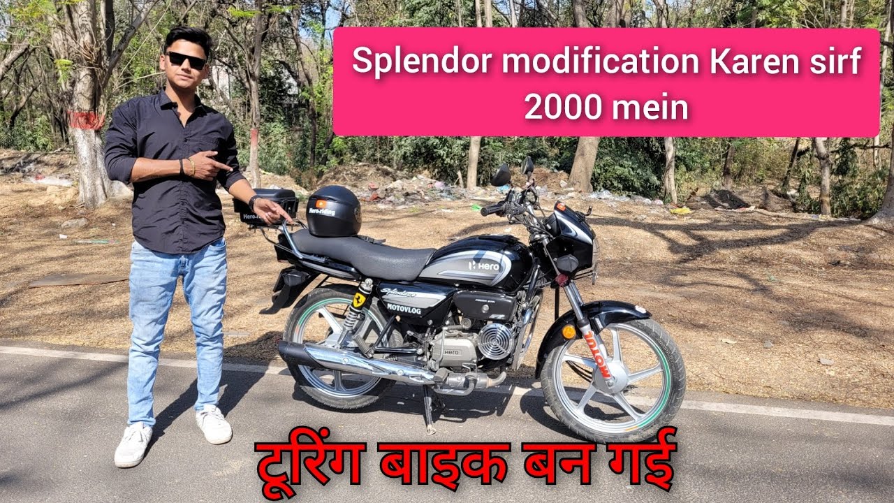 hero splendor plus bs6 modified video! #splendor #modified #bs6 # ...