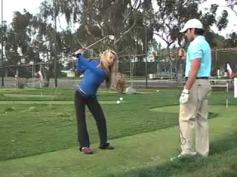 Devon Kidd first golf lesson - YouTube