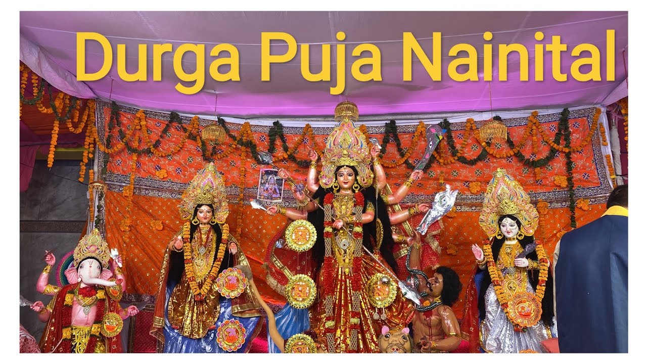 maa naina devi temple at night during durga puja Nainital Night view of ...