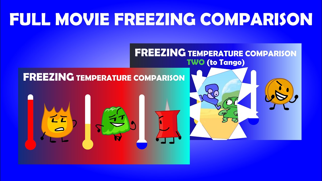 BFDI Freezing Comparison FULL MOVIE - YouTube