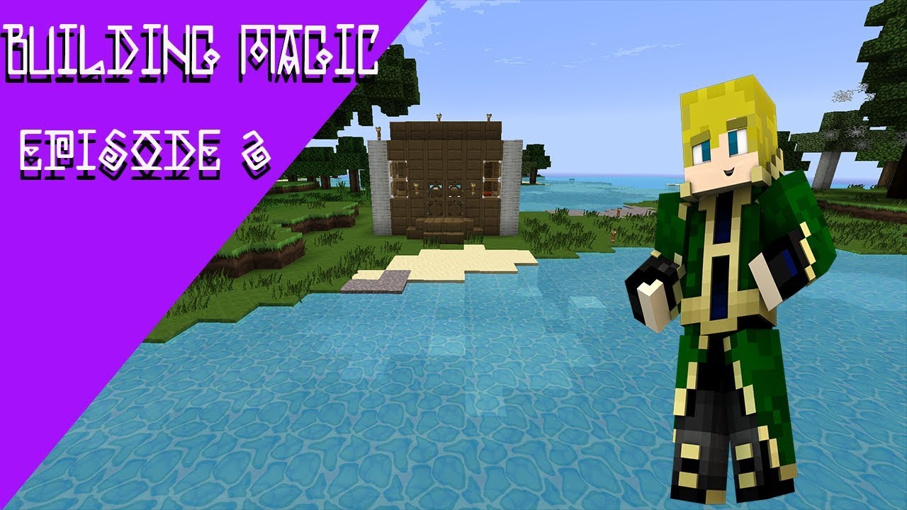 Building Magic//Modded Minecraft- Episode 2- Finding a place to build ...