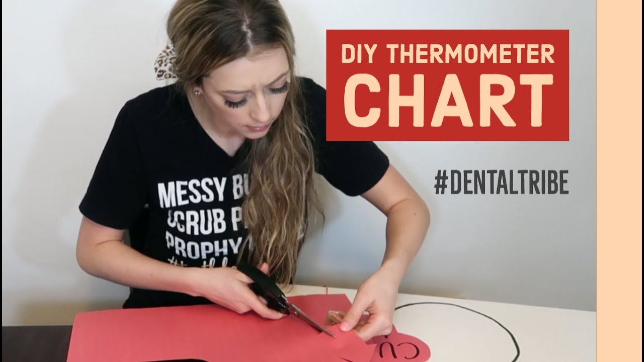 DIY Themometer Chart - YouTube