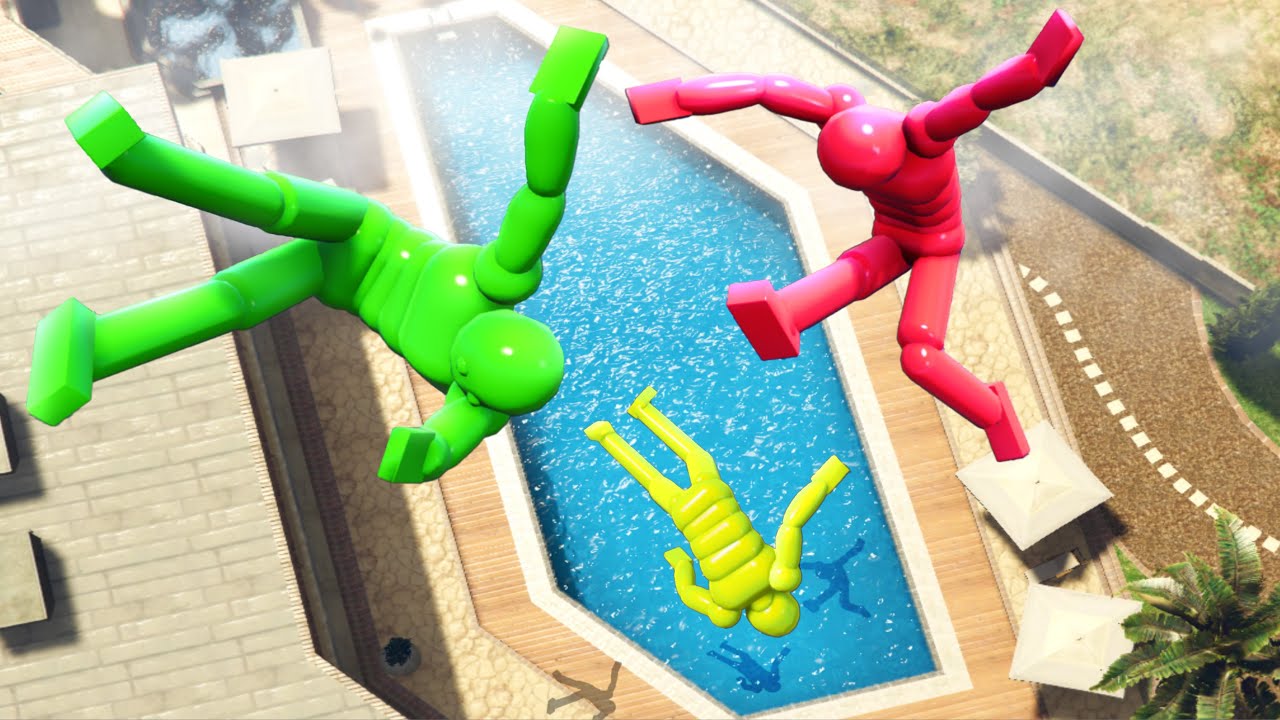GTA 5 Dynamic Ragdolls and Water Fails - Euphoria Dudes (episode 3 ...
