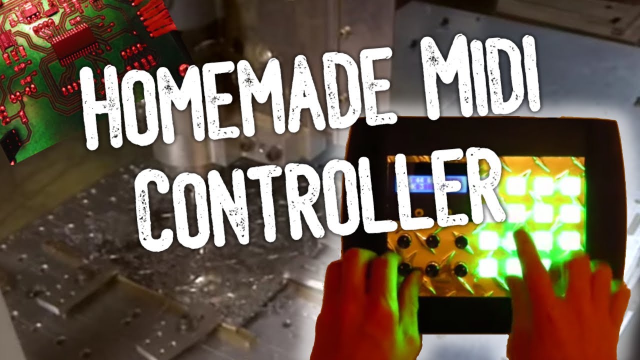 Homemade midi controller demo - YouTube