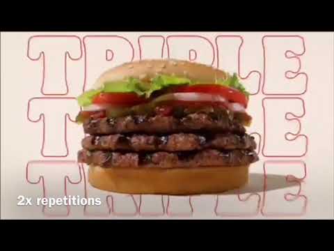 Bk Whopper ad but the quality gets increasingly bad - YouTube