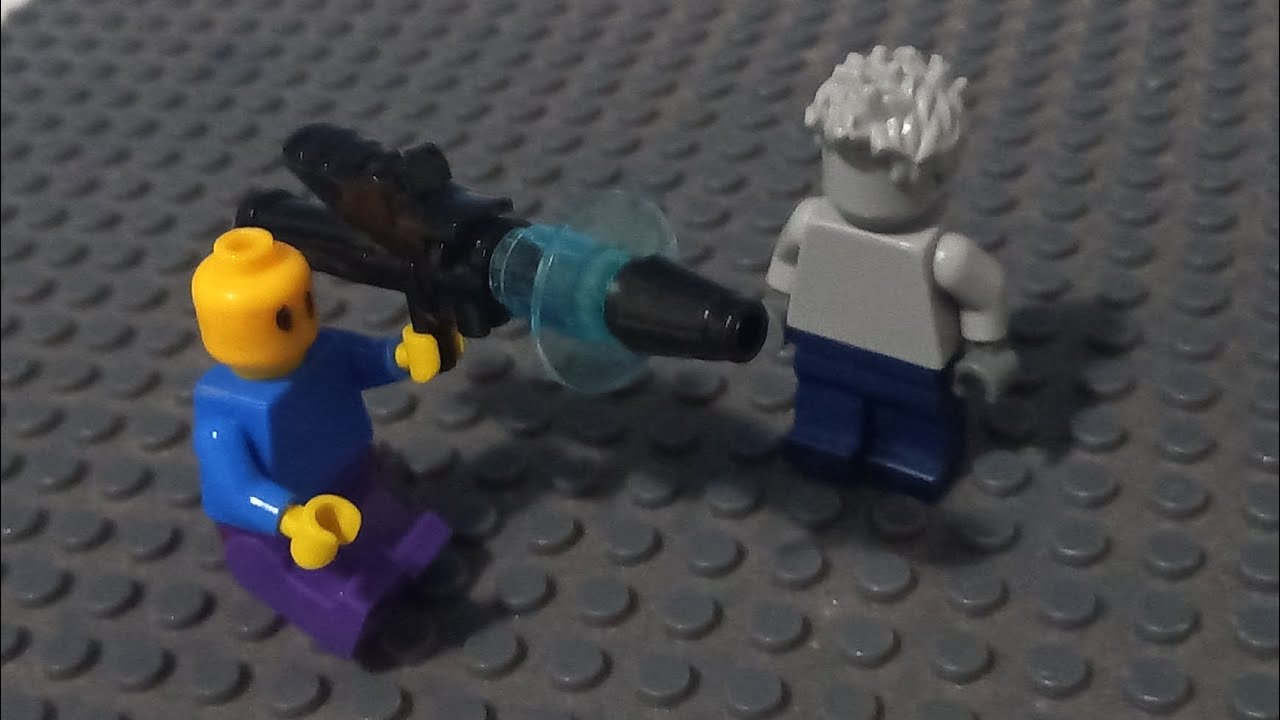 Lego man explodes - YouTube