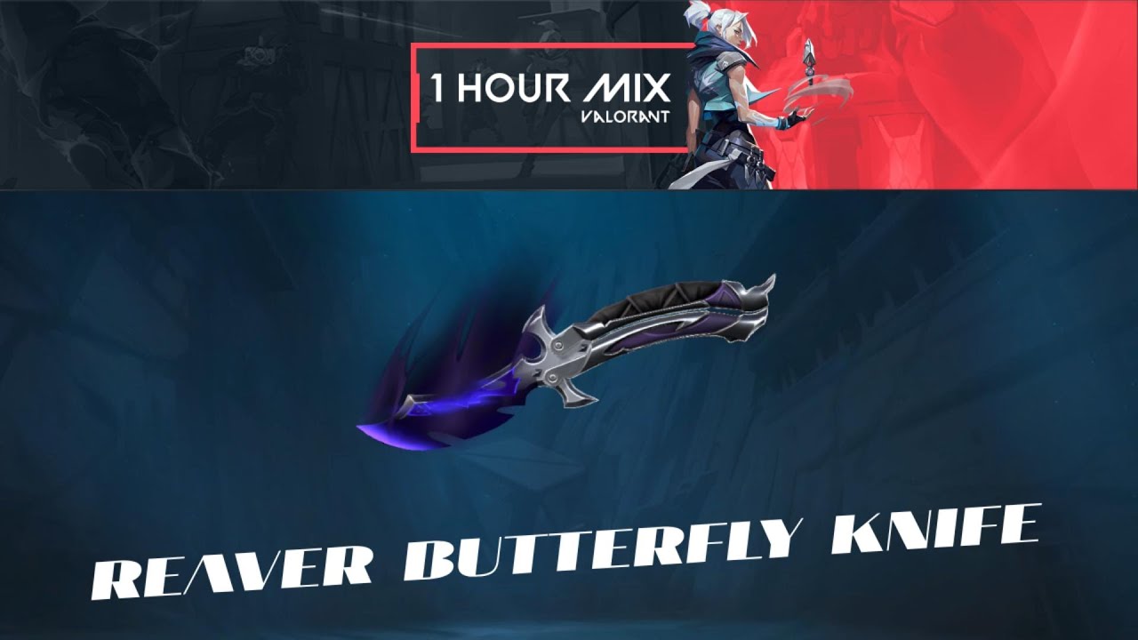 REAVER BUTTERFLY KNIFE Skin - Valorant - REVER Collection - YouTube