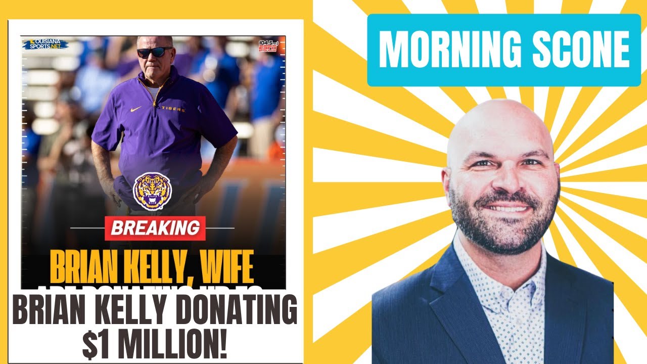 Brian Kelly Donates $1 Million to LSU | Oklahoma TE Bauer Sharp Signs ...