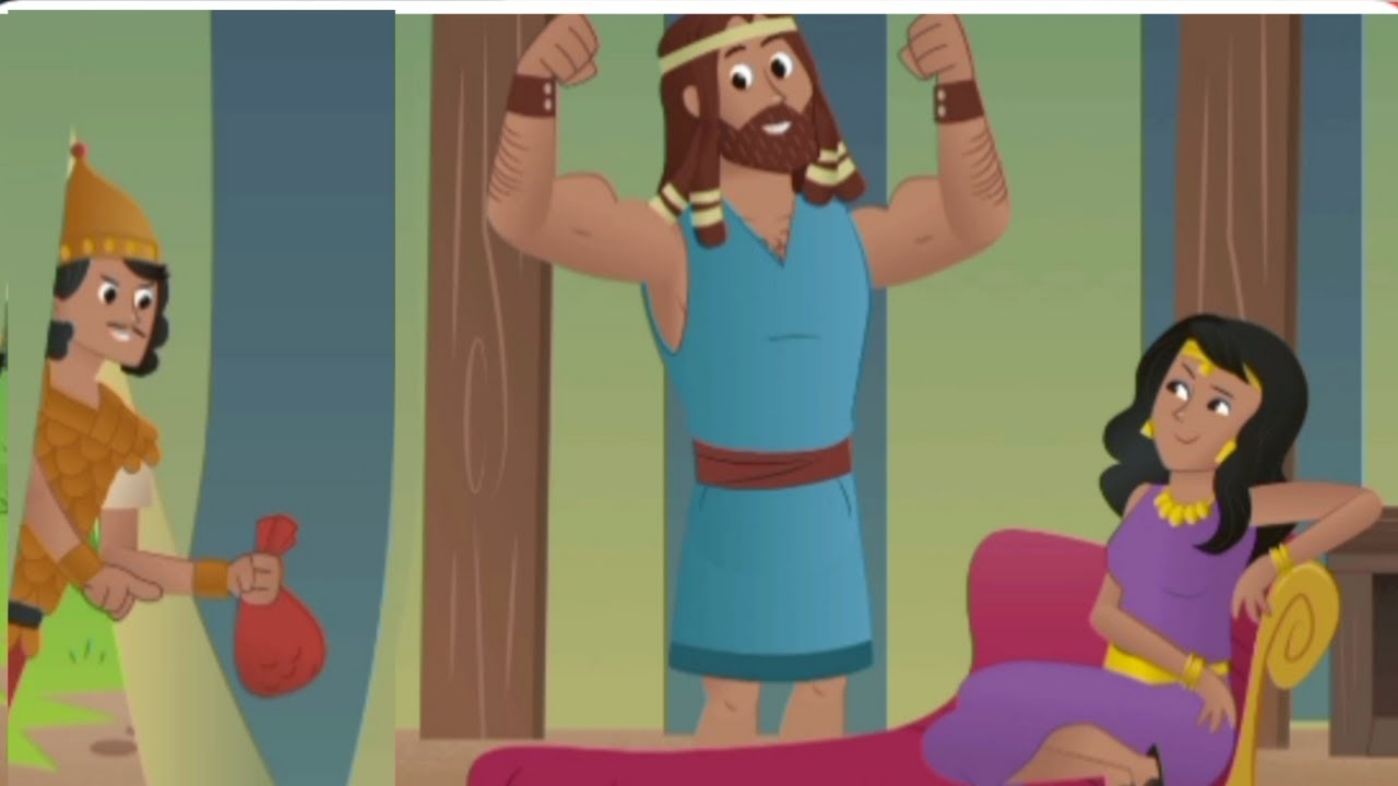 SAMSON AND DELILAH | PAGPUTOL NG BUHOK |BIBLE STORY FOR KIDS - YouTube