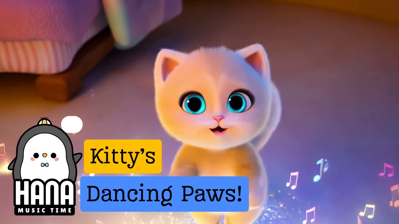 Kitty’s Cat Dancing Paws 🐱 | HanaMusicTime Nursery Rhymes & Kids Songs - YouTube