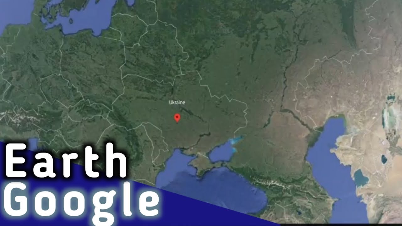 Ukraine Google Map - YouTube