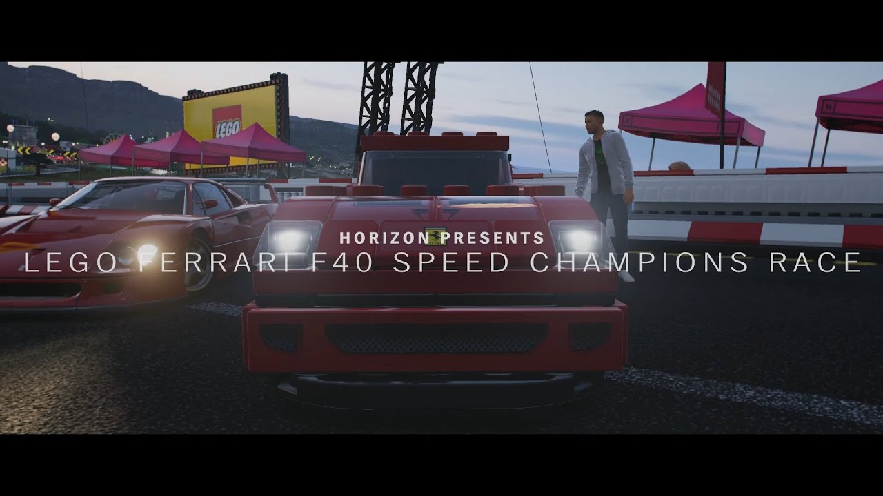 Forza Horizon 4 | FH4 feat. LEGO FERRARI F40 SPEED CHAMPIONS RACE ...