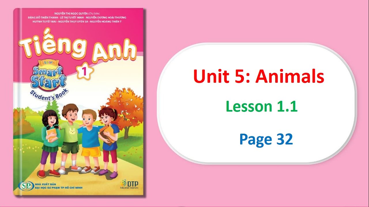 Unit 5: Animals_ Lesson 1.1 ( pages 32 ) - YouTube