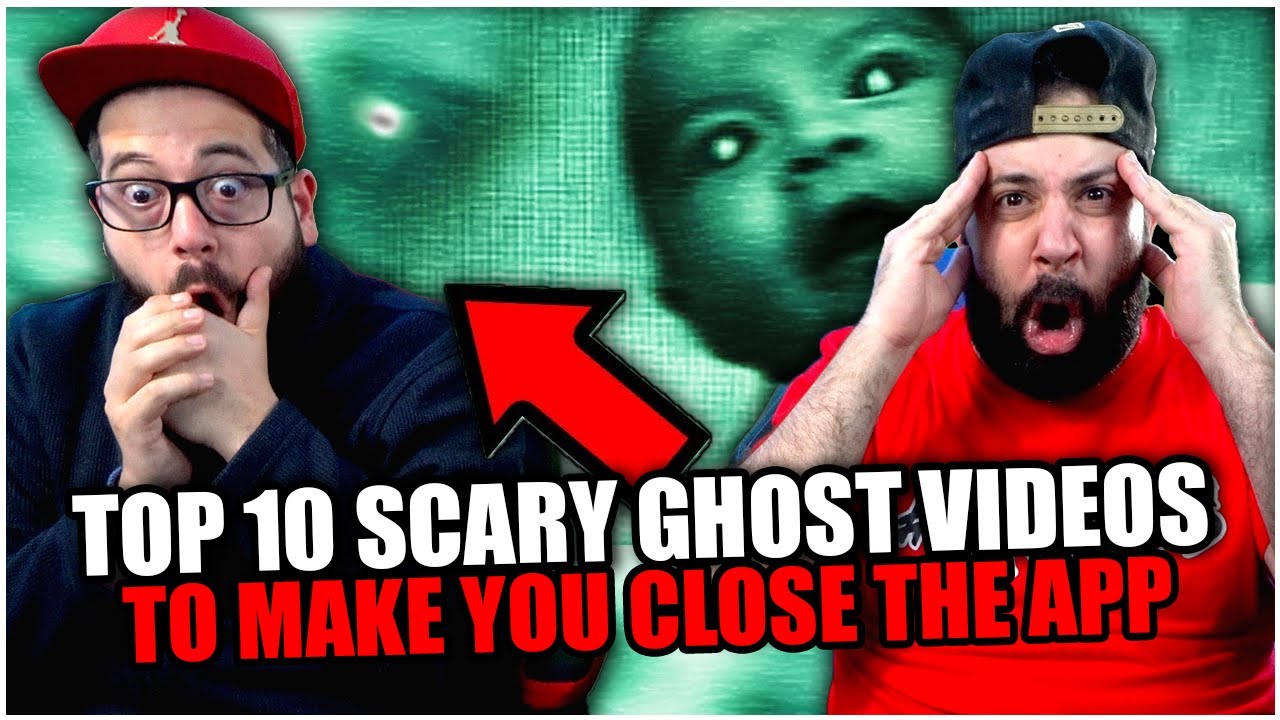 Top 10 SCARY Ghost Videos To Make you CLOSE THE APP! | REACTION!! - YouTube