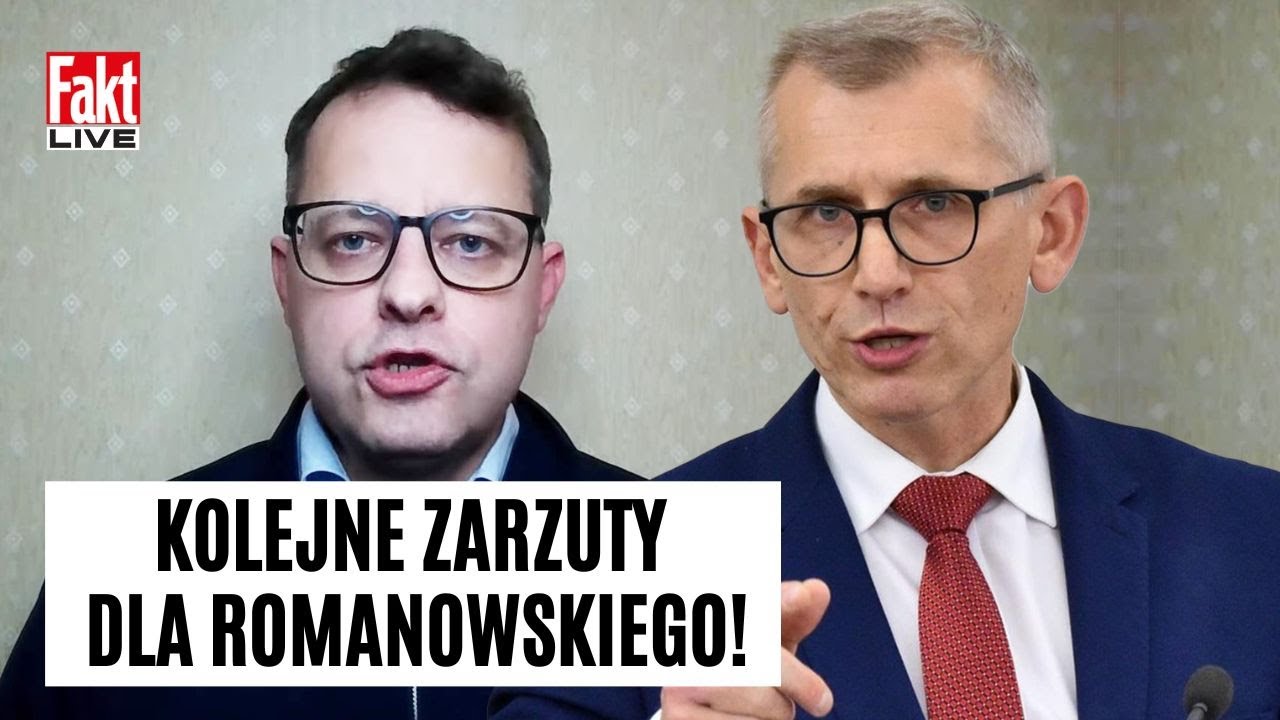 Romanowski ma NOWE ZARZUTY! Prokuratura ujawnia kolejne informacje ws ...