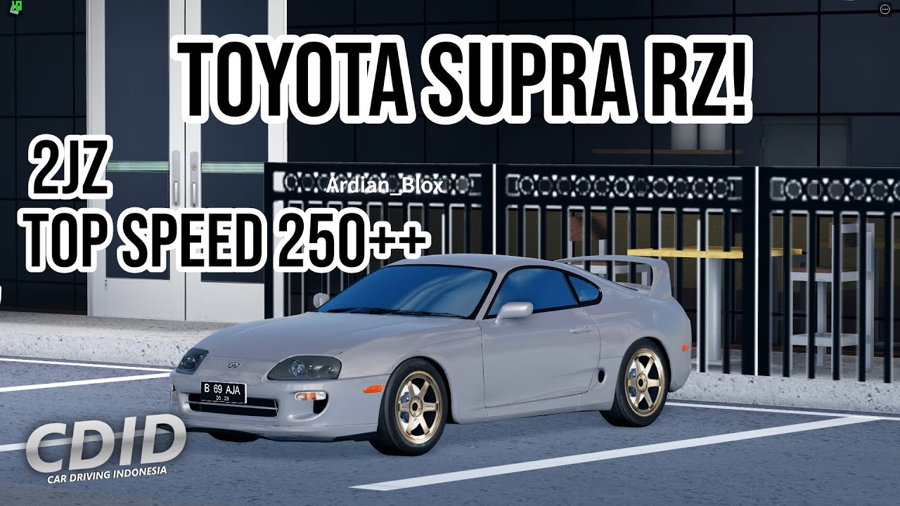 Review toyota Supra MK4 - Car Driving Indonesia Roblox - YouTube