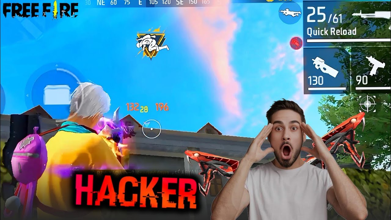 Meet with Hacker also LRZ is Hacker😁 || Hacker Gameplay AN94 + UMP ...