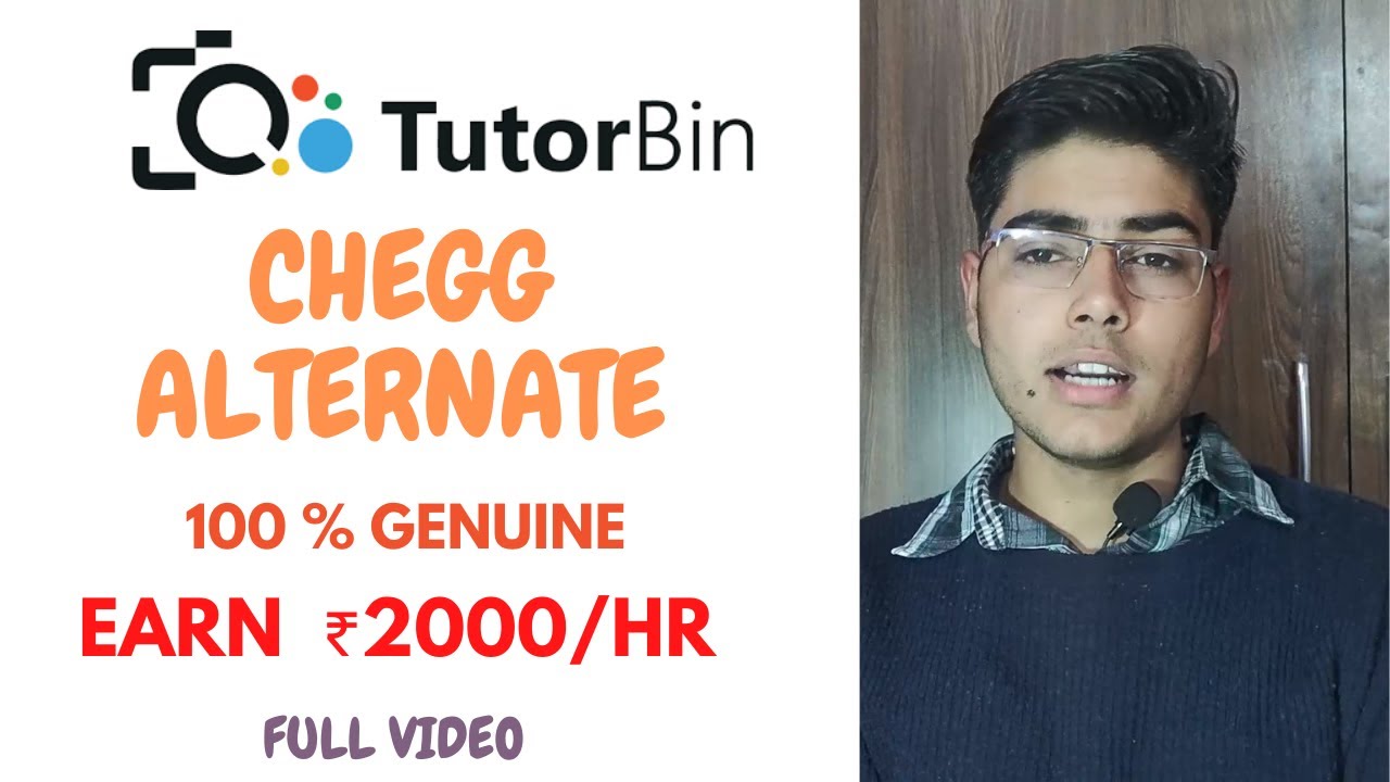 TUTORBIN || BECOME TUTOR || CHEGG ALTERNATE || EARN UPTO INR 2000 / HR ...