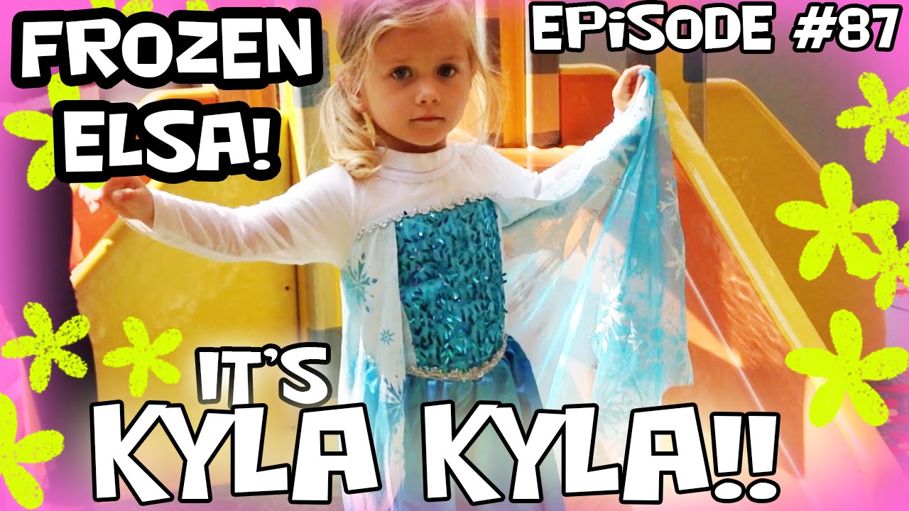 KYLA KYLA Disney Princess "DISNEY FROZEN QUEEN ELSA LET IT GO" Vlog ...