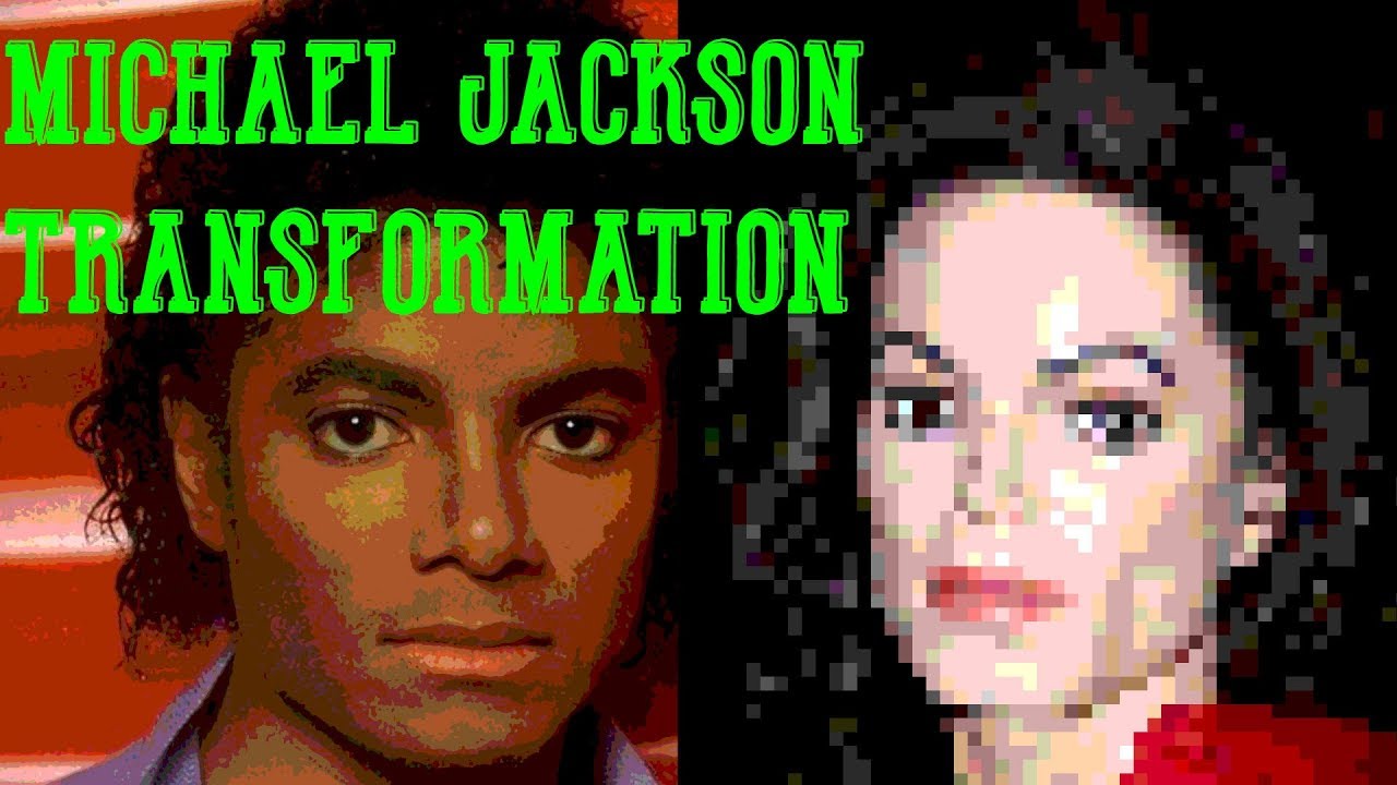 Michael Jackson Face Transformation - YouTube